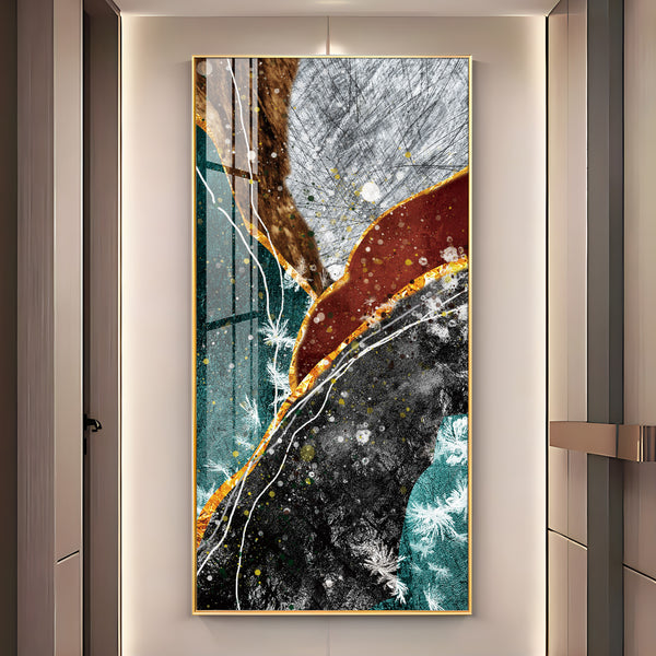 Buy Minimalist Modern Premium Acrylic Vertical Wall Art Online @ Best ...