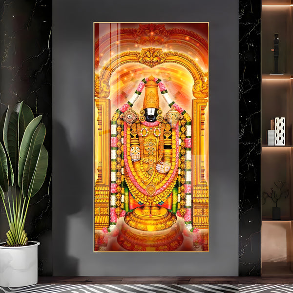 Buy Shree Tirumala Deva Premium Acrylic Vertical Wall Art Online @ Best ...