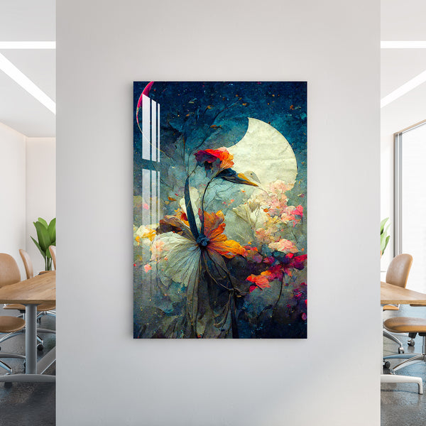 Buy Floral Patel Acrylic Wall Art Online @ Best Price in India – The ...