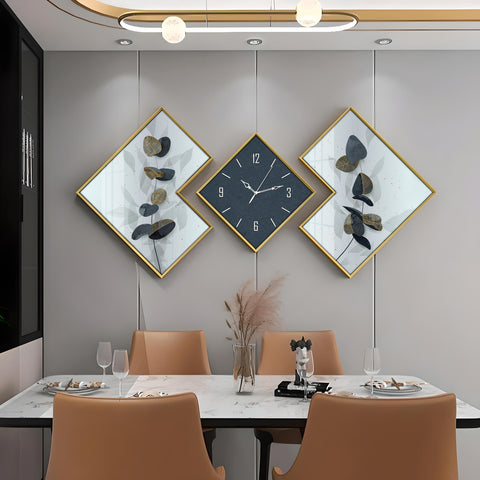 Buy Aesthetic Grey Premium Acrylic Wall Clock Online @ Best Price in ...