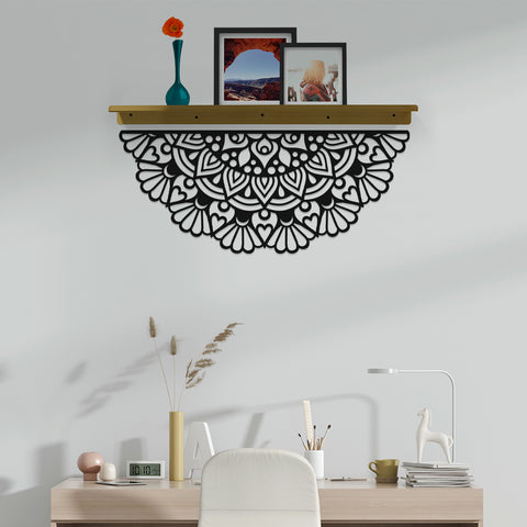 Buy Abstract Rangoli Design Metal Wall Art Online in India @ Best Price ...